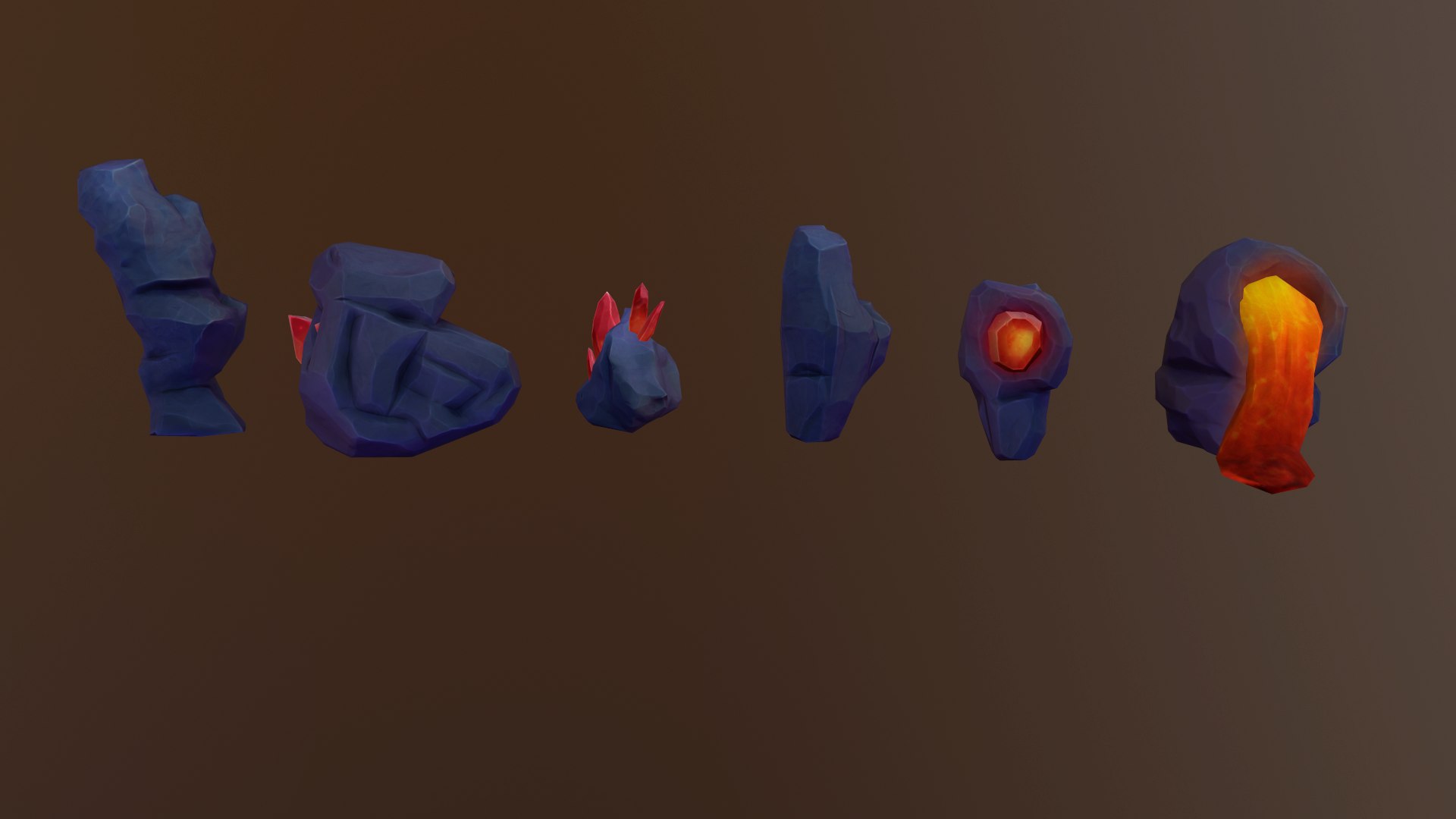 Cartoon Stones 3D Model - TurboSquid 1205196