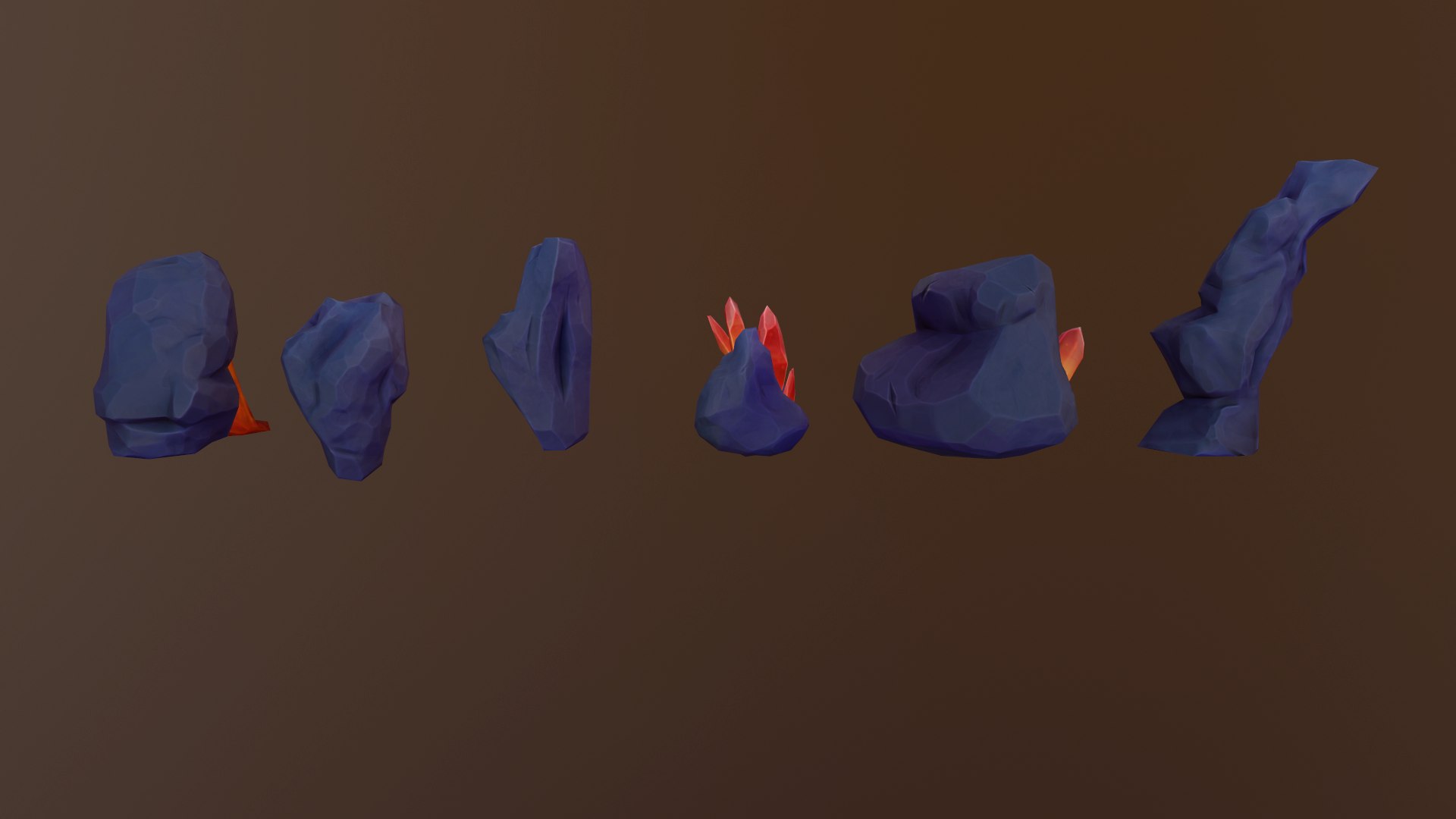 Cartoon Stones 3D Model - TurboSquid 1205196