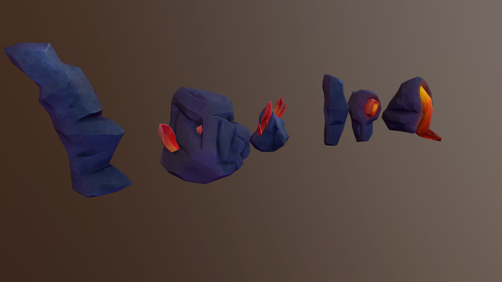 Cartoon Stones 3D Model - TurboSquid 1205196