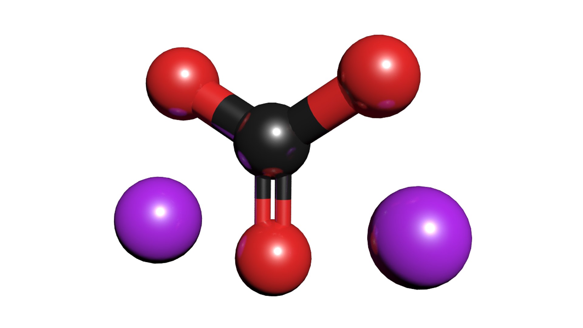 3D Sodium Carbonate Molecule Na2co3 - TurboSquid 1426874
