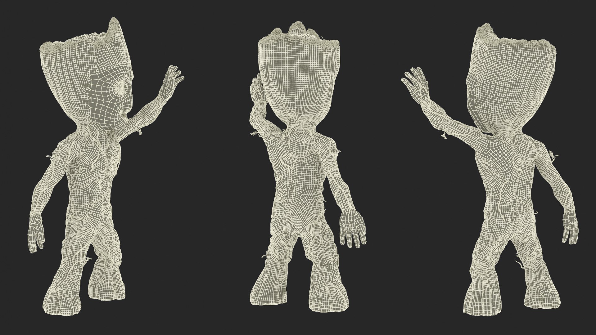 Groot Waving His Hand Model - TurboSquid 2270297