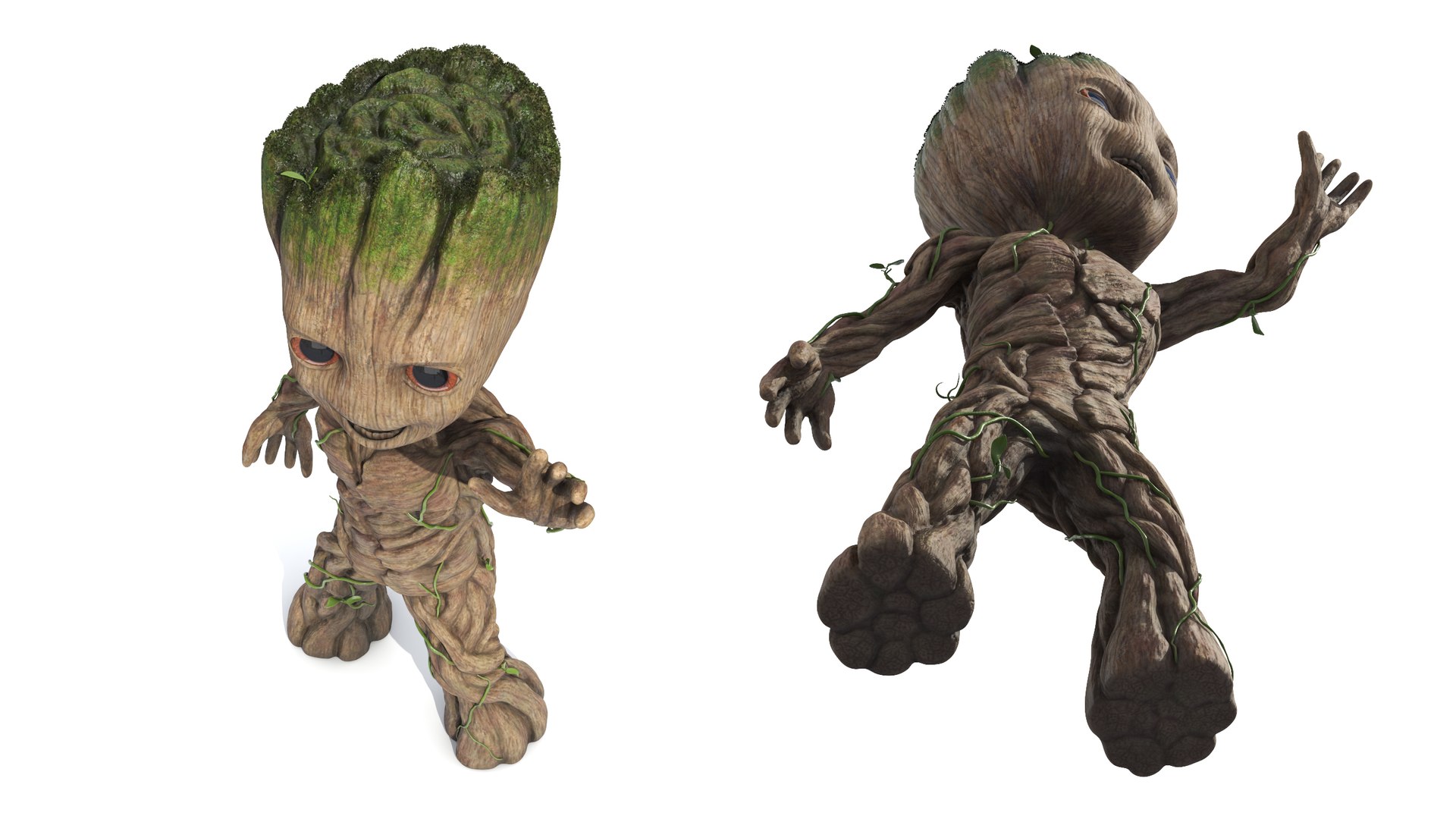 Groot Waving His Hand Model - TurboSquid 2270297