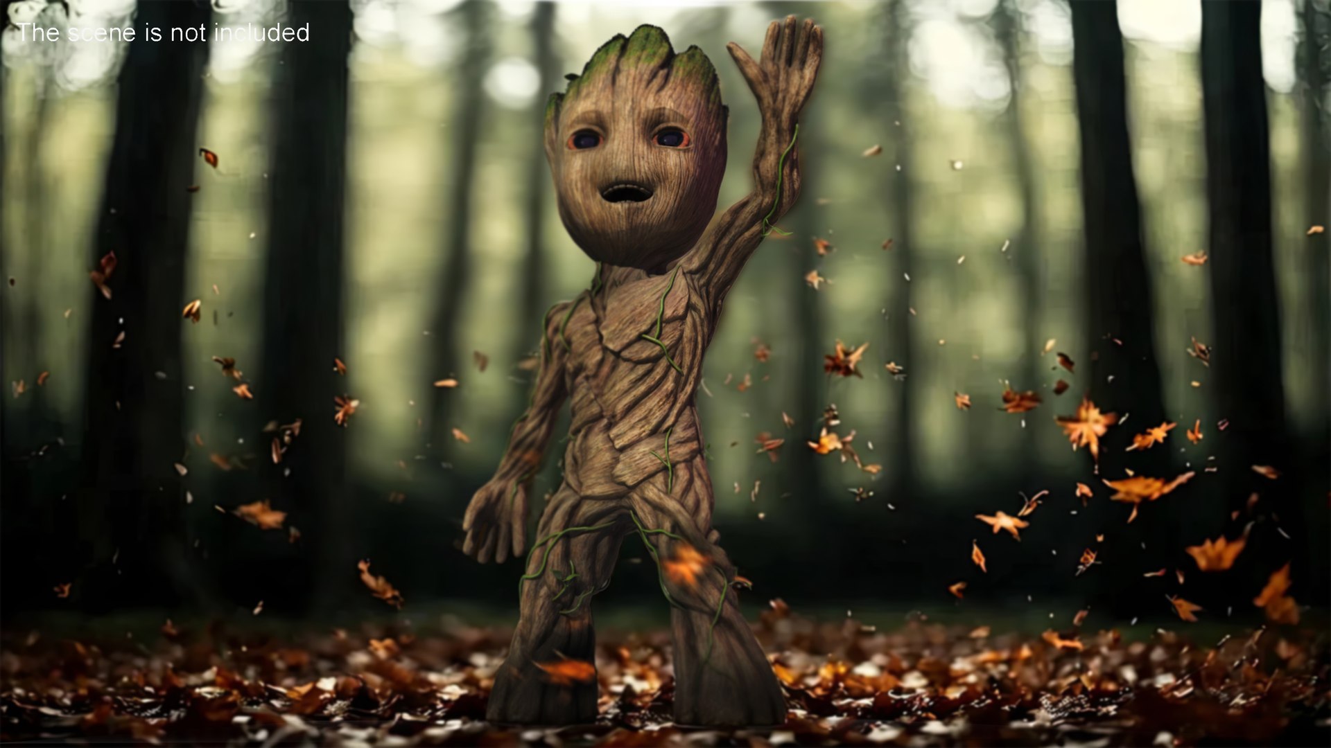Groot Waving His Hand Model - TurboSquid 2270297