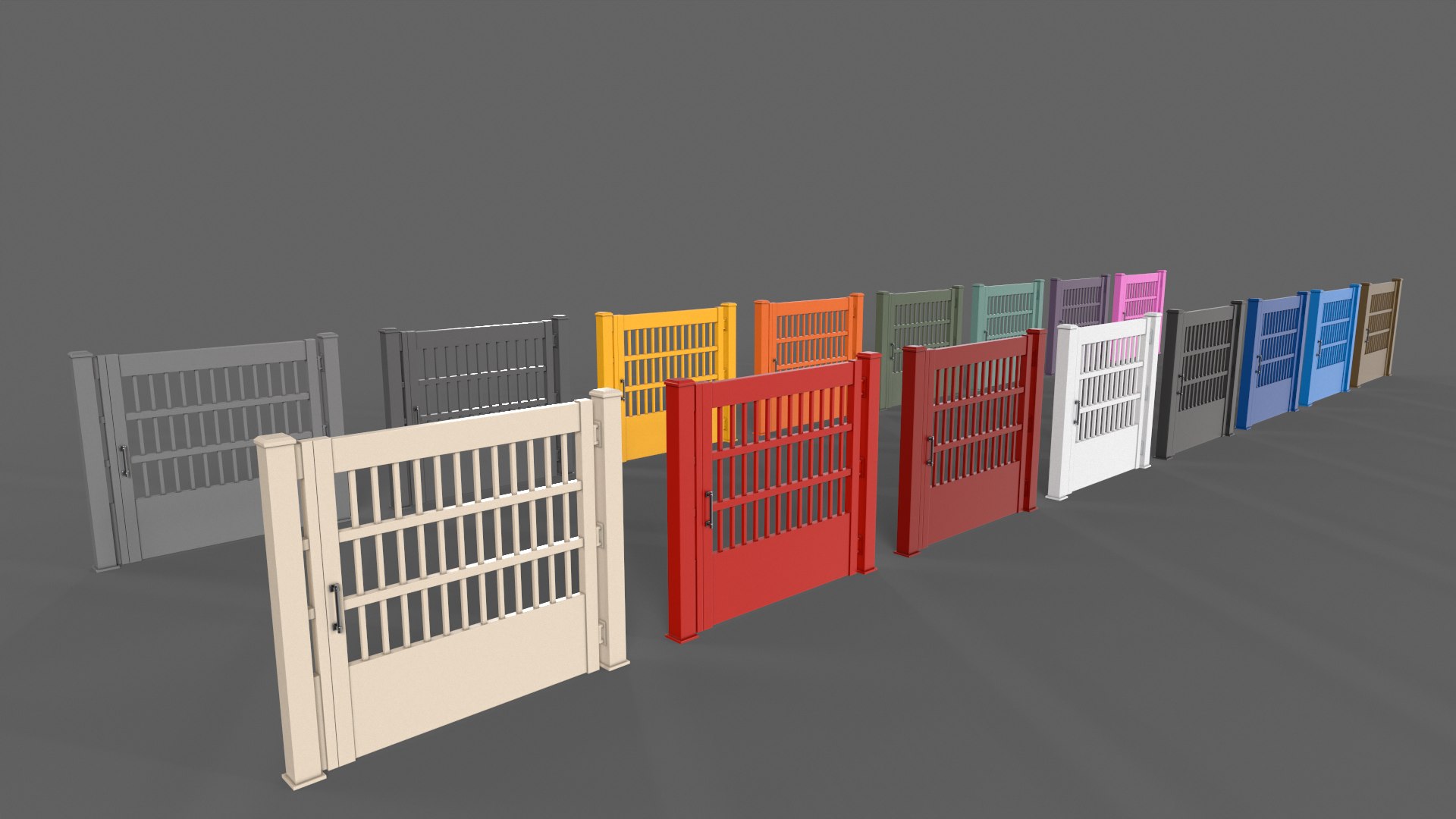 PBR Gate A5 3D Model - TurboSquid 2356441