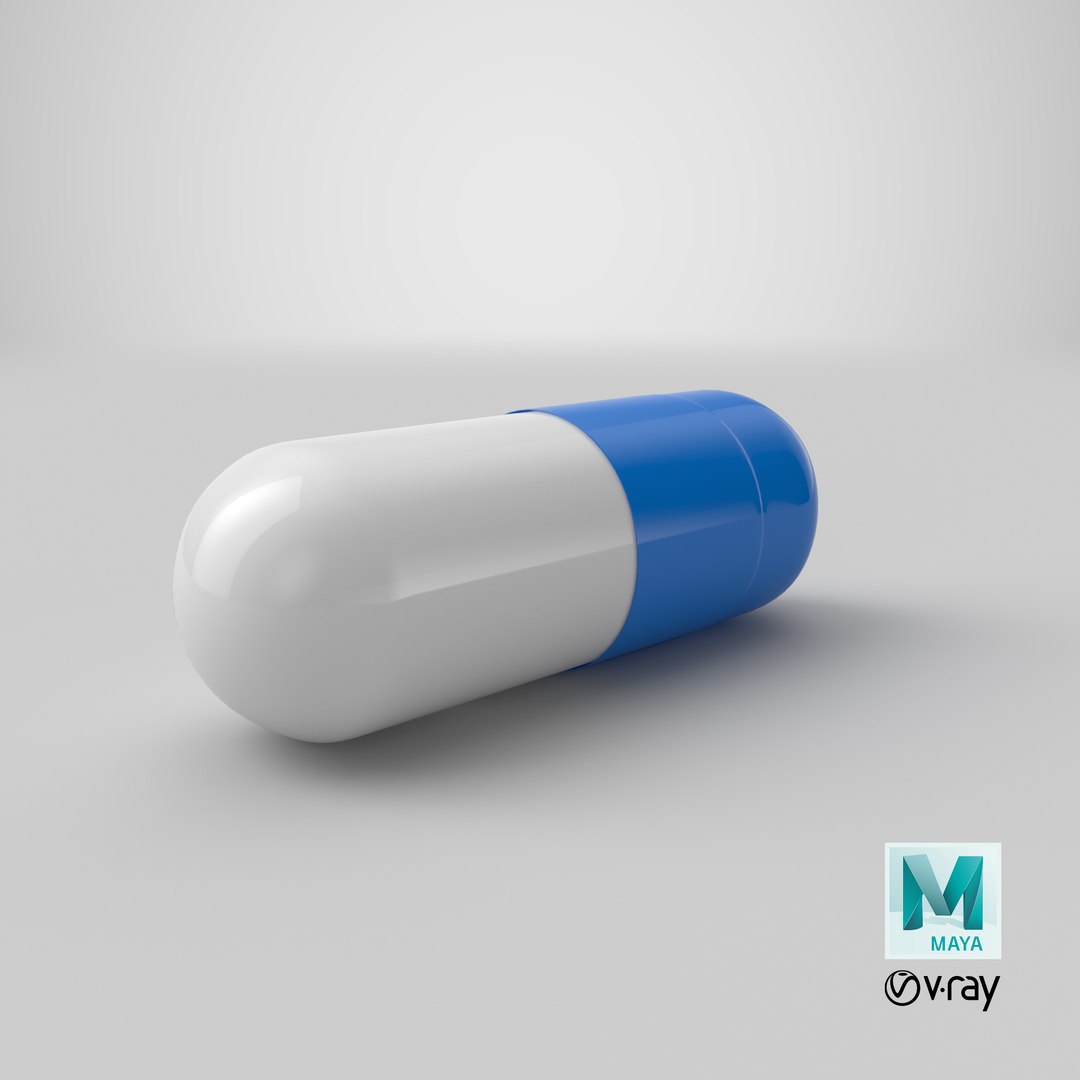 Medication Pill 02 3D Model - TurboSquid 2161429
