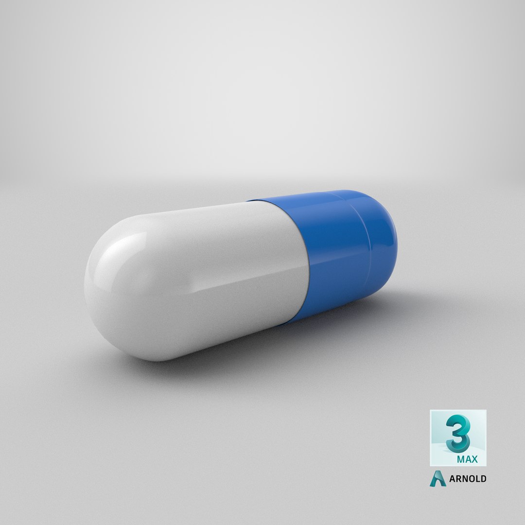 Medication Pill 02 3D Model - TurboSquid 2161429