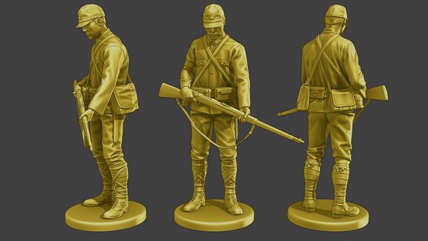 Модели Japanese Army STL для Скачивания | TurboSquid