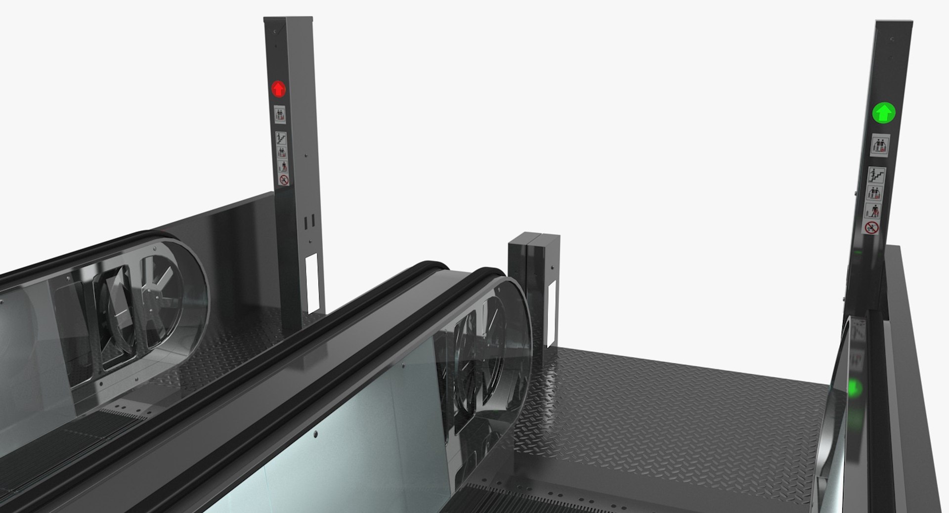 Travelator Tunnel 3D Model - TurboSquid 1342283
