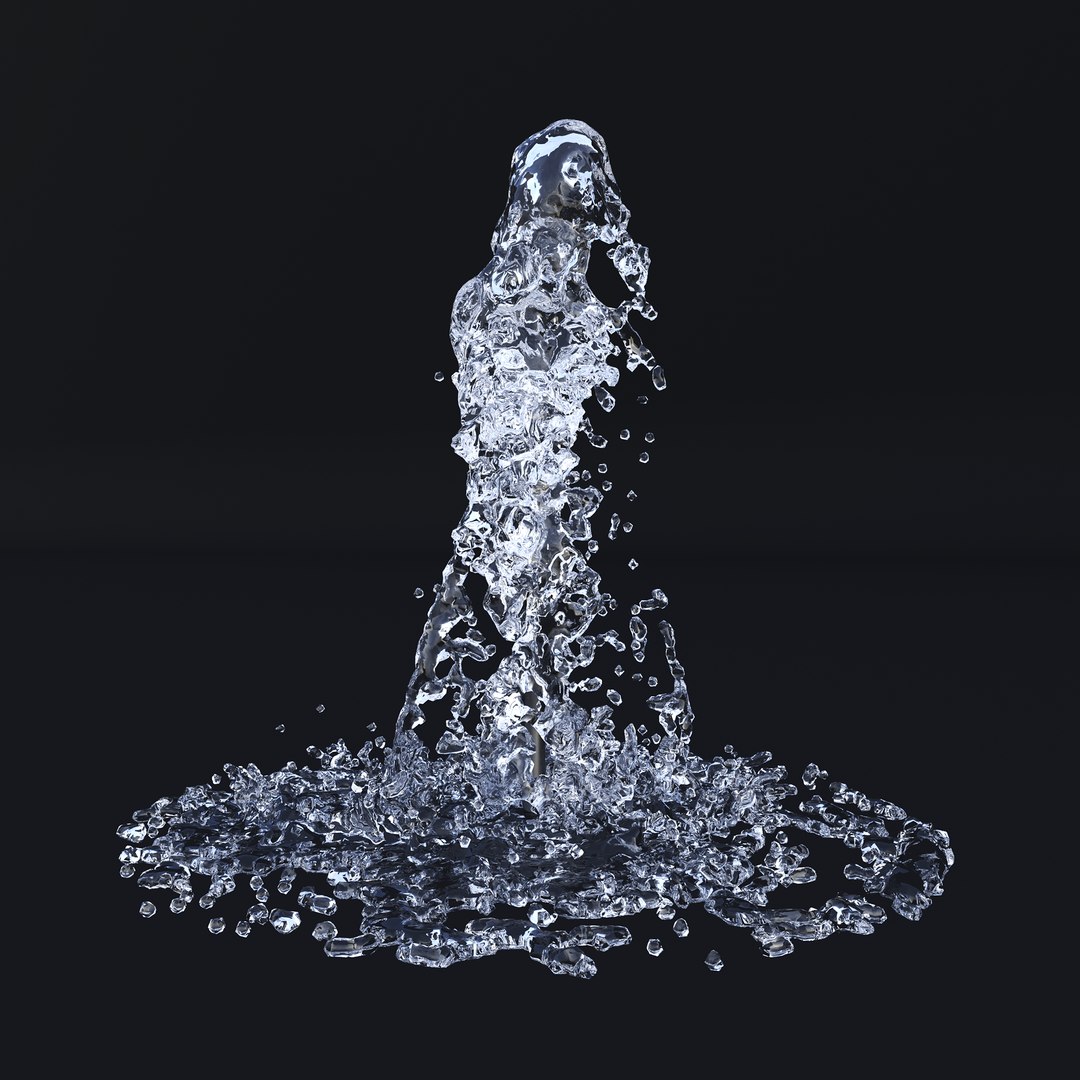 3D Two Animated Fountains - TurboSquid 2357505