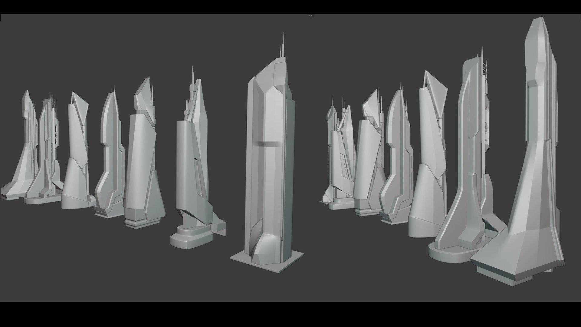 CITY SCI FI FUTURE 3D Model 3D - TurboSquid 1769949