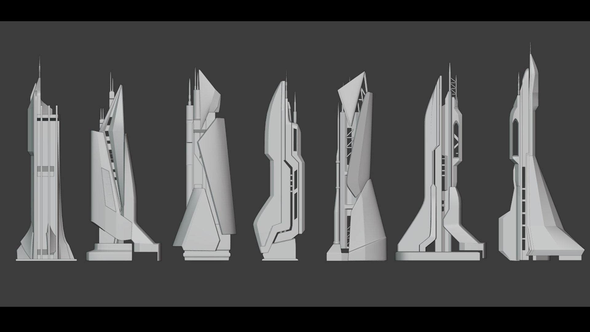 CITY SCI FI FUTURE 3D Model 3D - TurboSquid 1769949