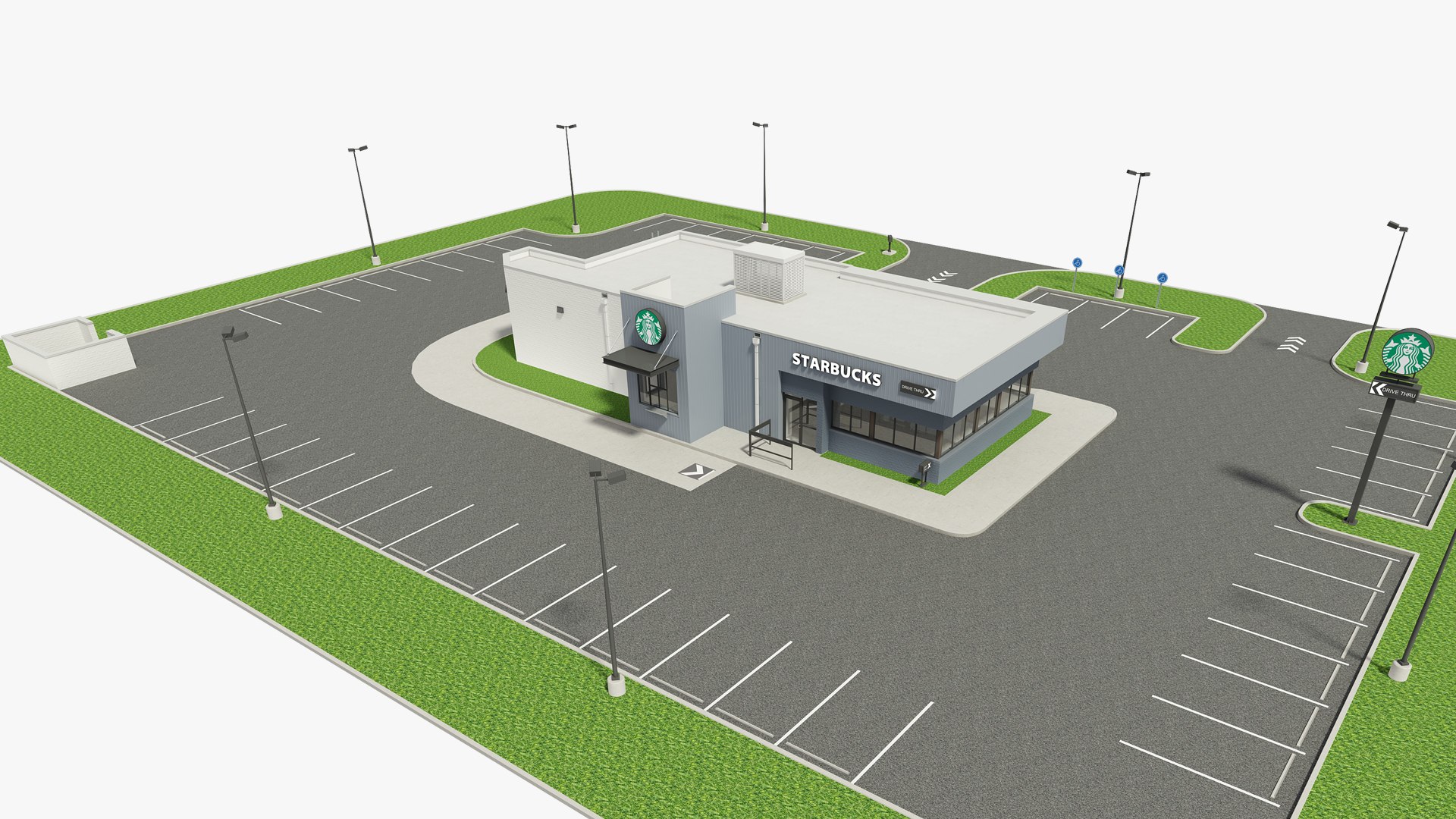 3D model Starbucks Coffee Shop - TurboSquid 1973545