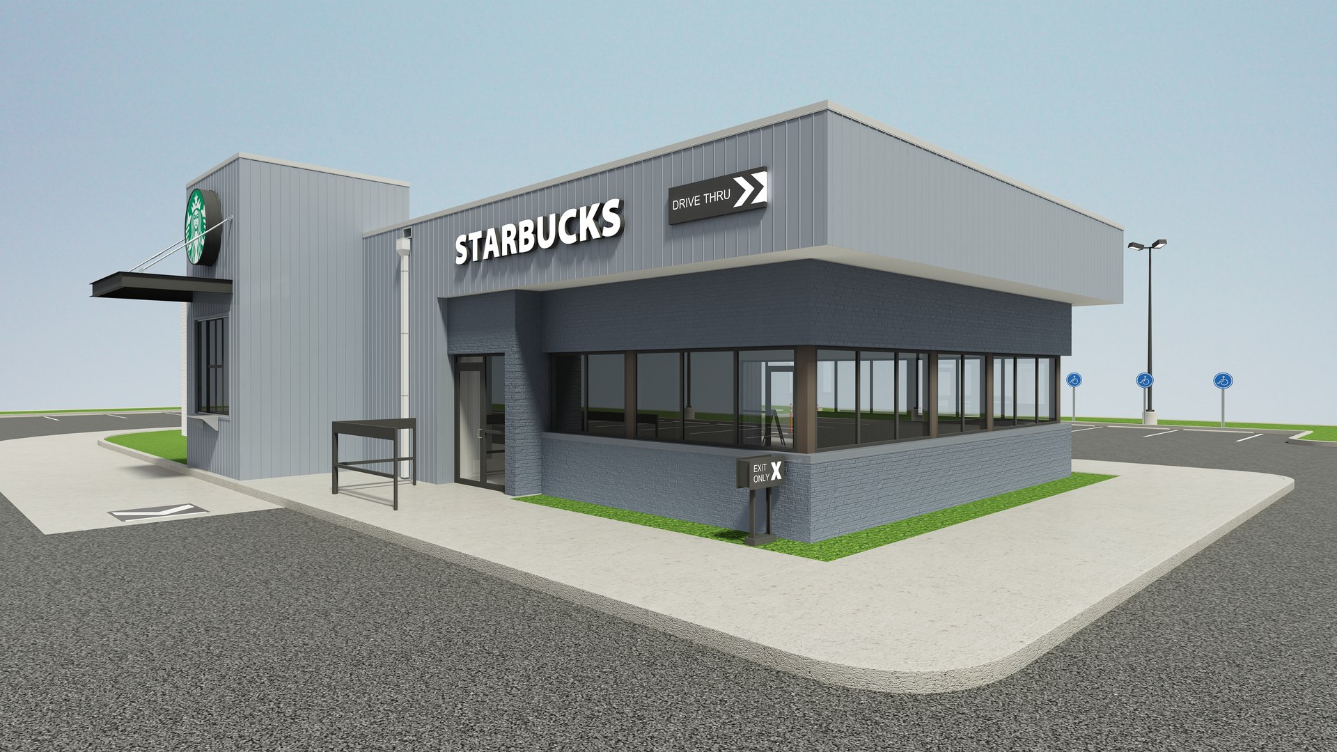 3D model Starbucks Coffee Shop - TurboSquid 1973545