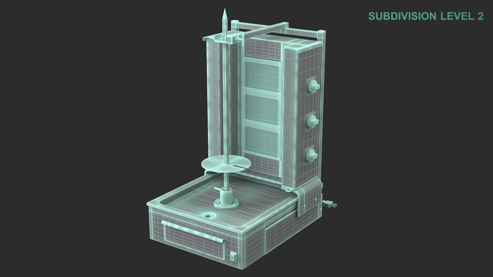 Rotisserie Grill 3D Model - TurboSquid 1835968