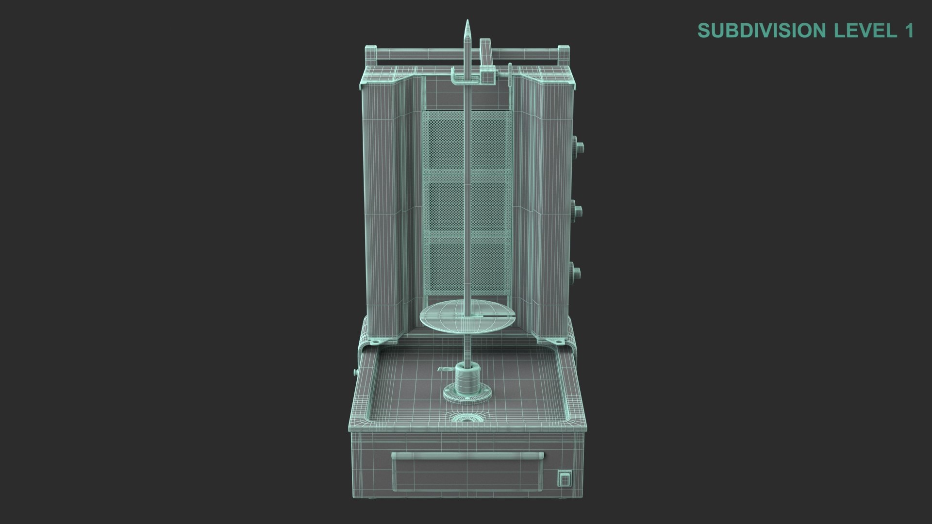 Rotisserie Grill 3D Model - TurboSquid 1835968