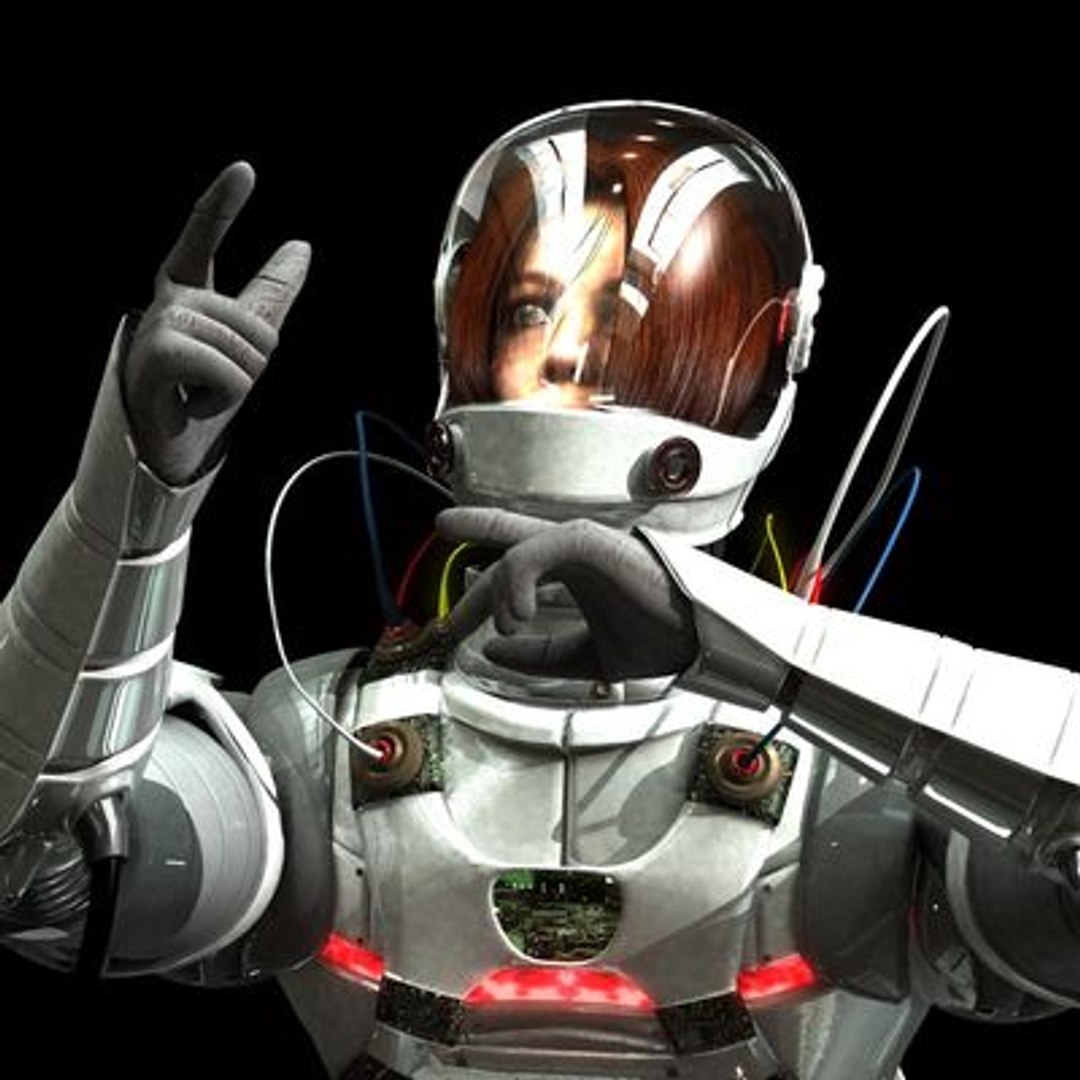 Space Woman Rigged 3d Ma