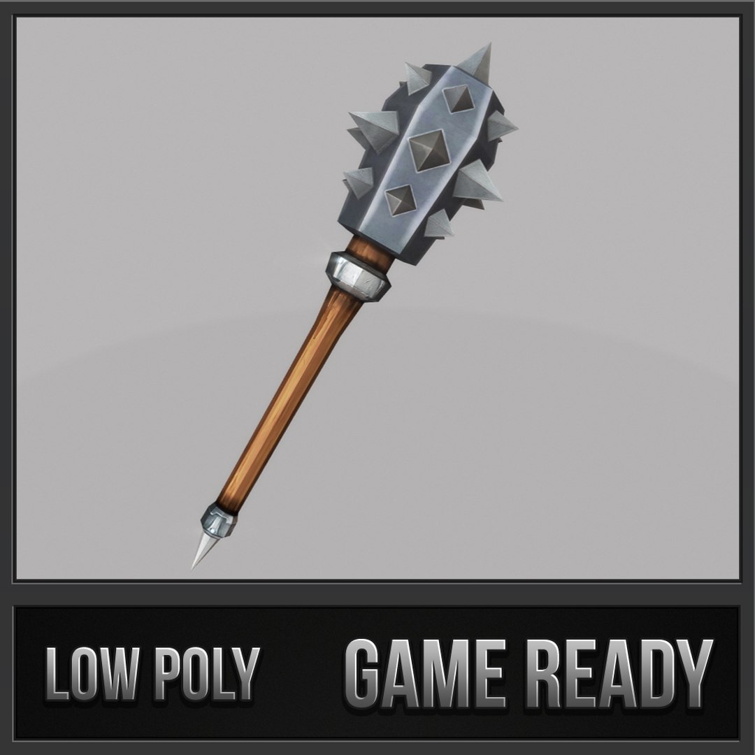 Club Weapon 01 3d Model