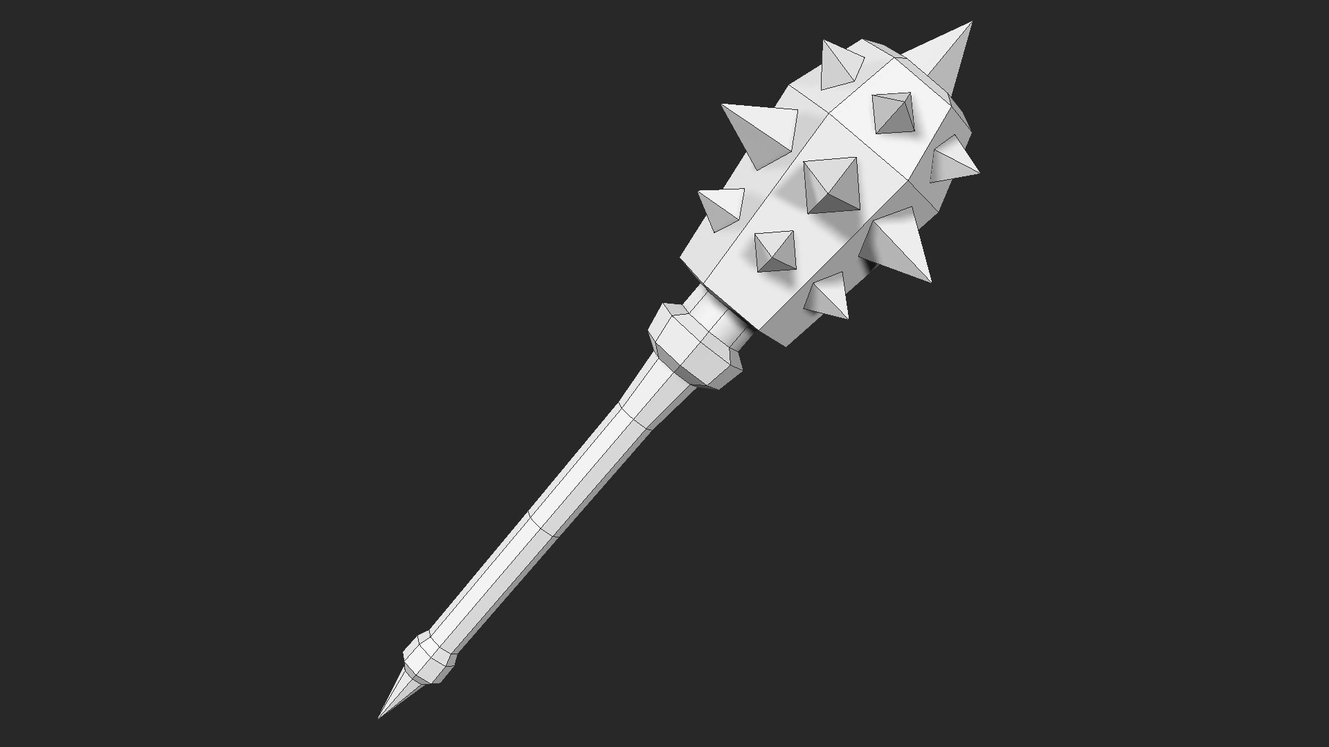 Club Weapon 01 3d Model