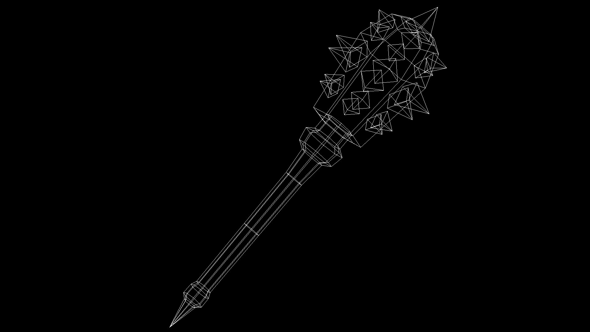 Club Weapon 01 3d Model