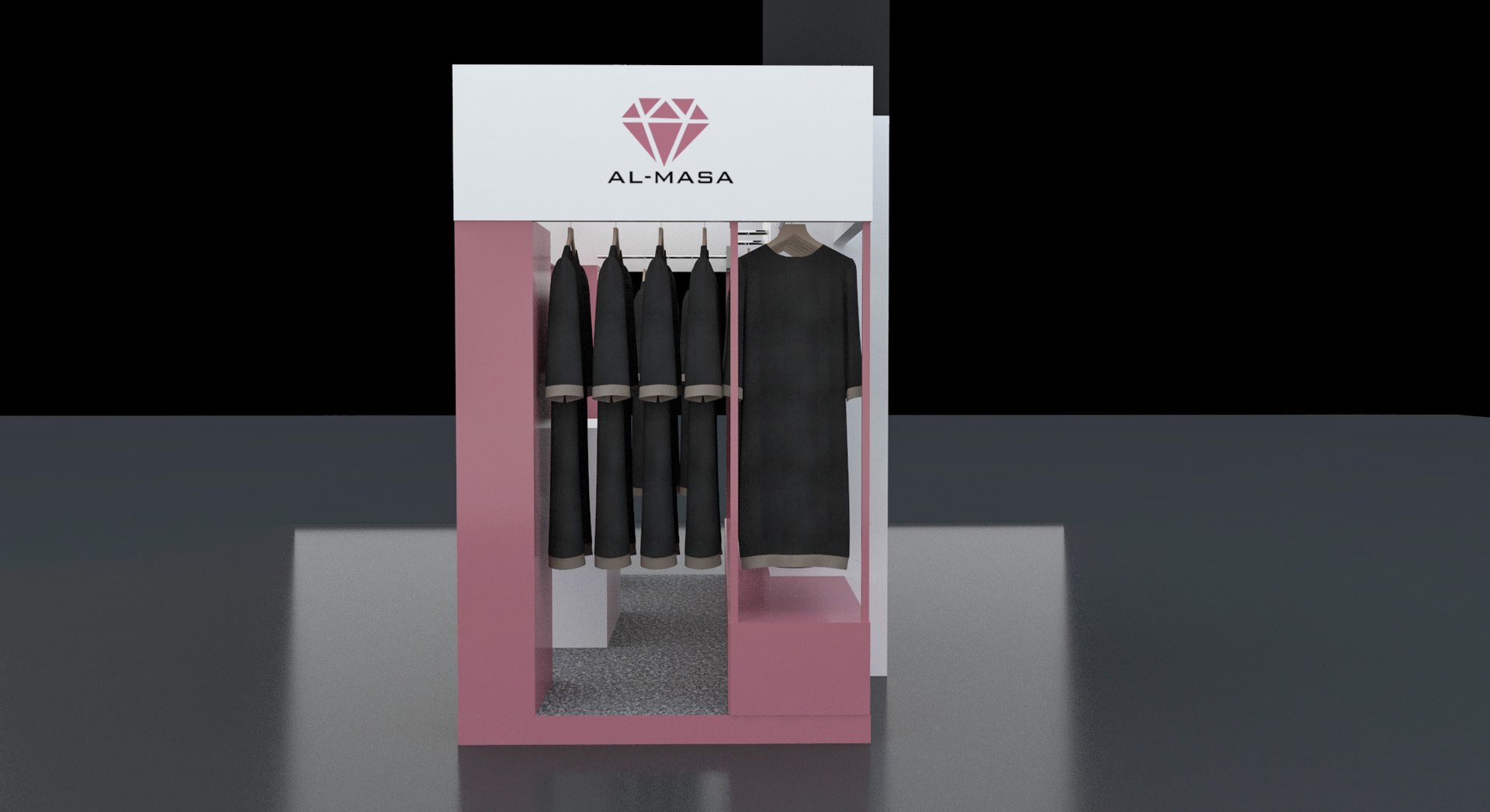 3D ABAYA STAND WITH ABAYA MODEL Model - TurboSquid 1777364