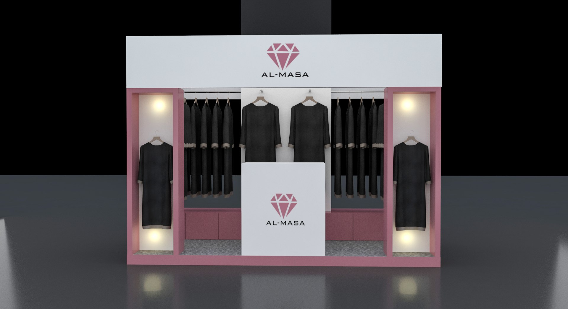 3D ABAYA STAND WITH ABAYA MODEL Model - TurboSquid 1777364