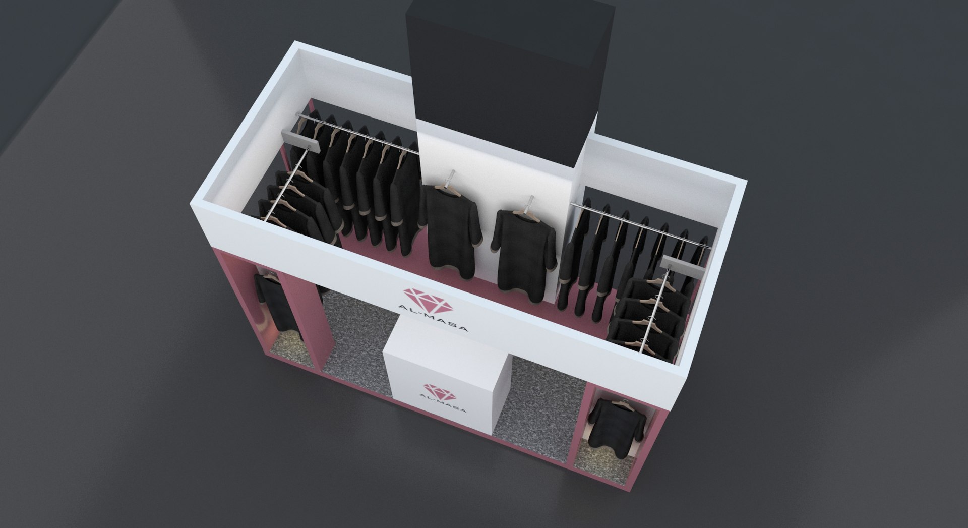 3D ABAYA STAND WITH ABAYA MODEL Model - TurboSquid 1777364