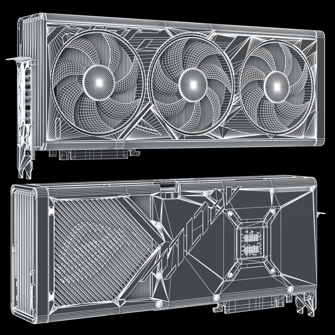 Asus ROG Strix 4090 3D - TurboSquid 2001925