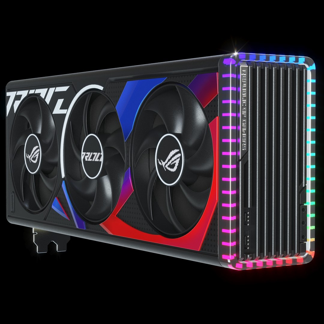 Asus ROG Strix 4090 3D - TurboSquid 2001925