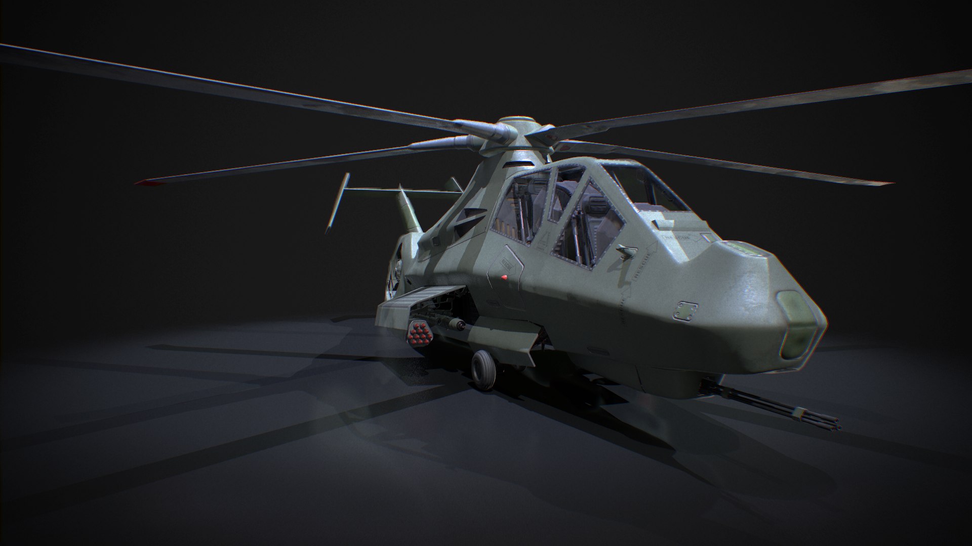 RAH 66 Comanche 3D Model - TurboSquid 1845527
