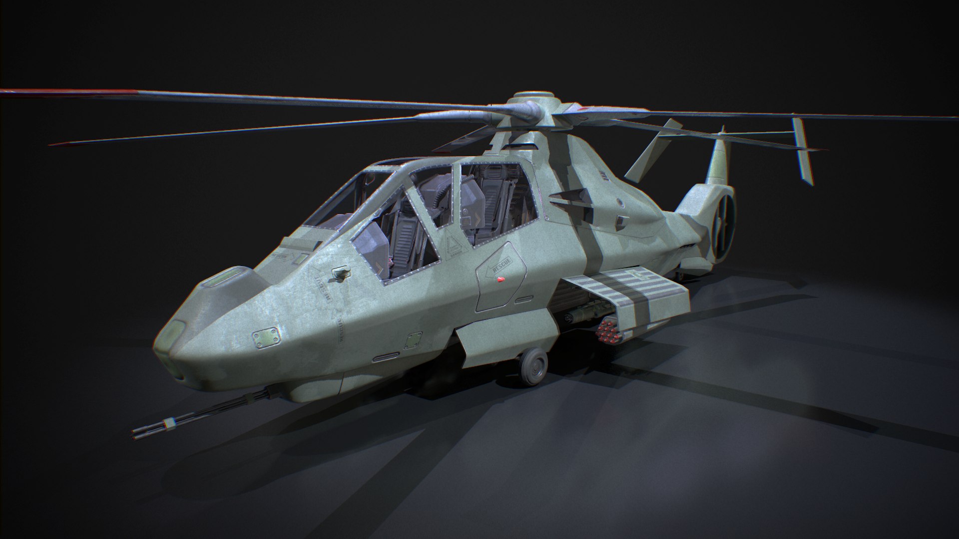 RAH 66 Comanche 3D Model - TurboSquid 1845527