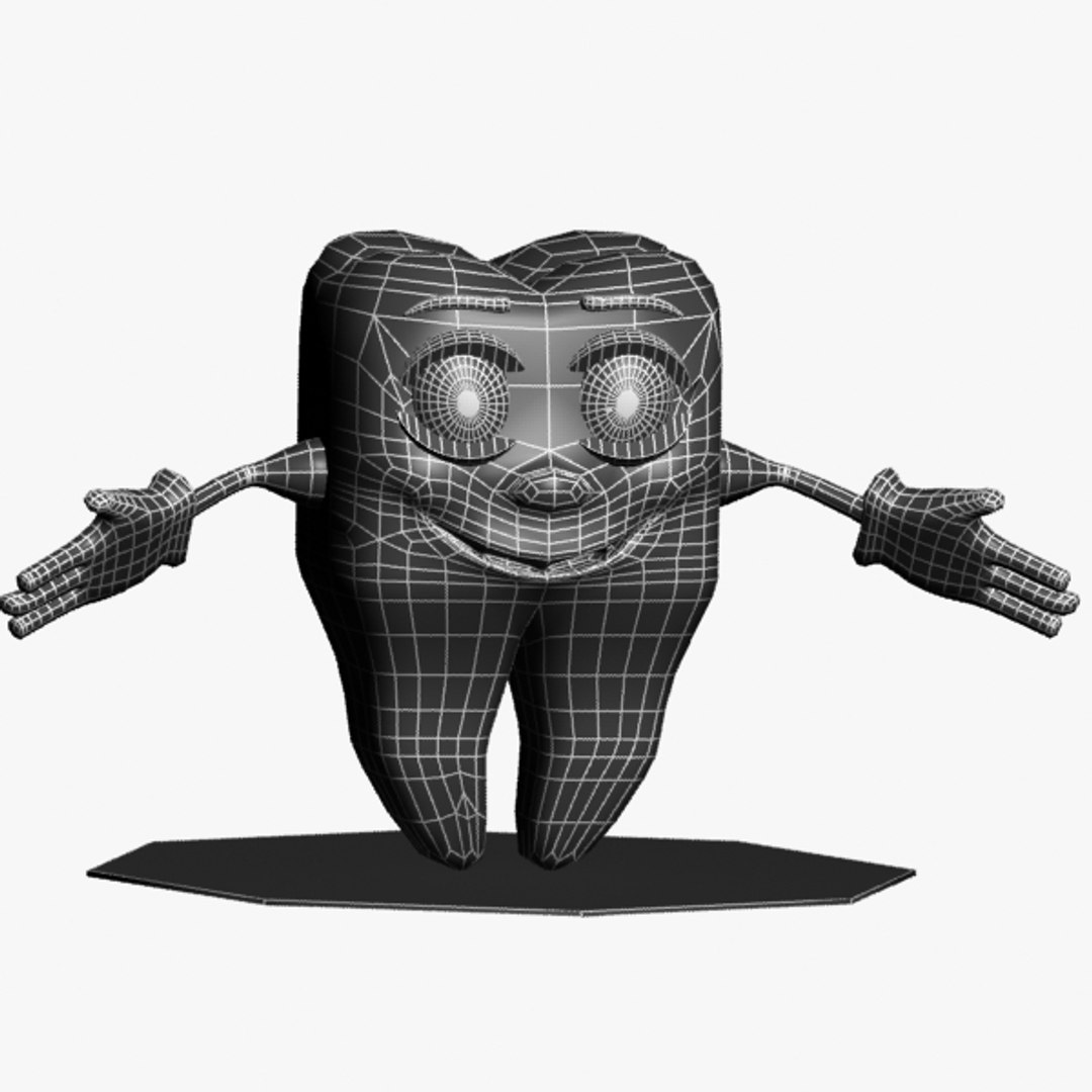 3d Tooth Character