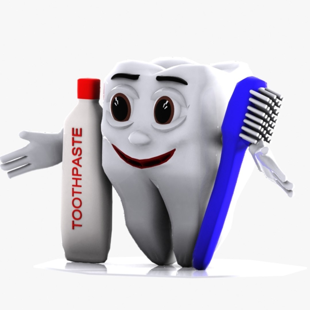 3d Tooth Character