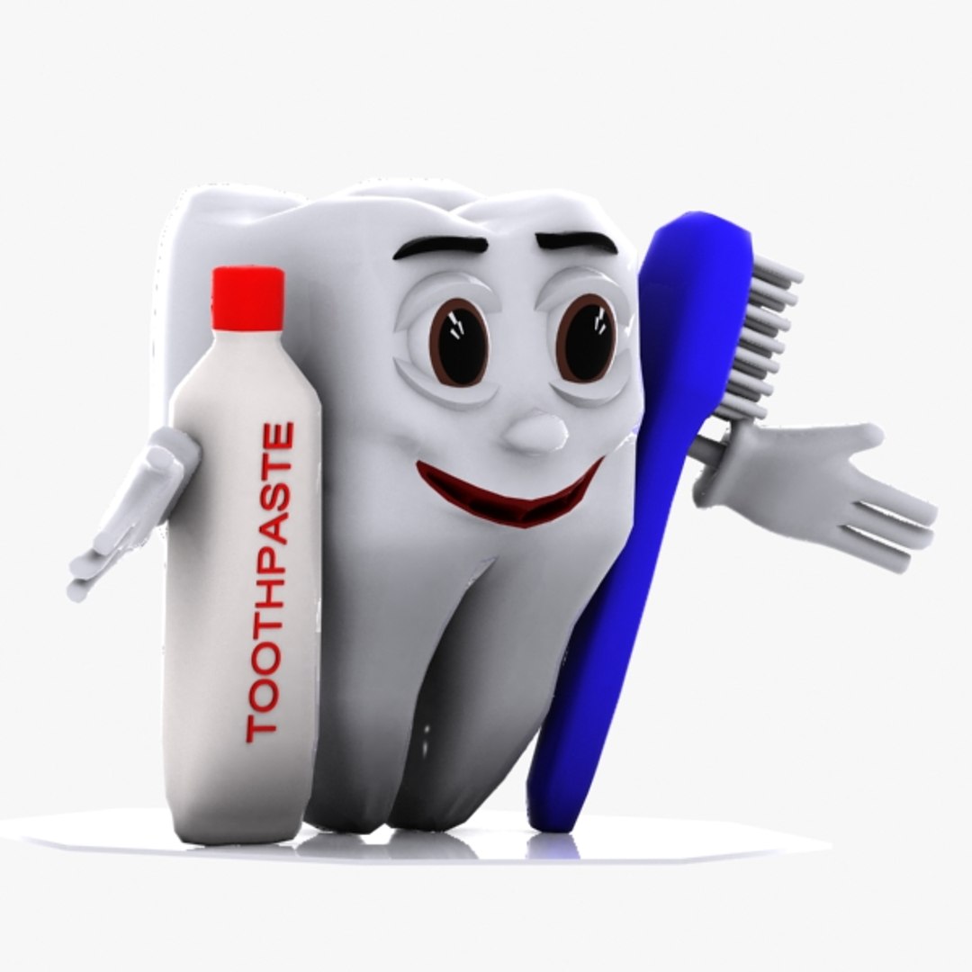 3d Tooth Character