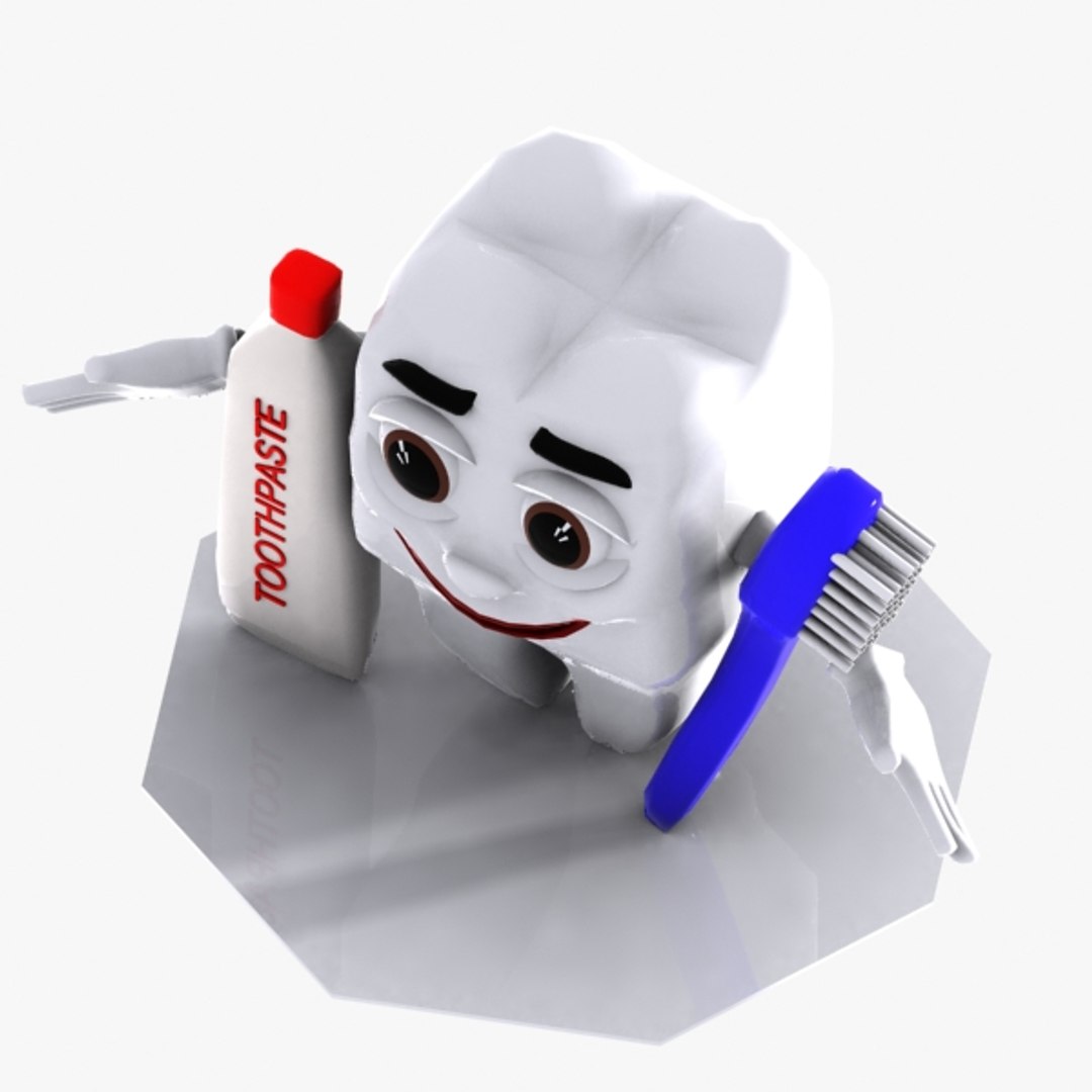 3d Tooth Character
