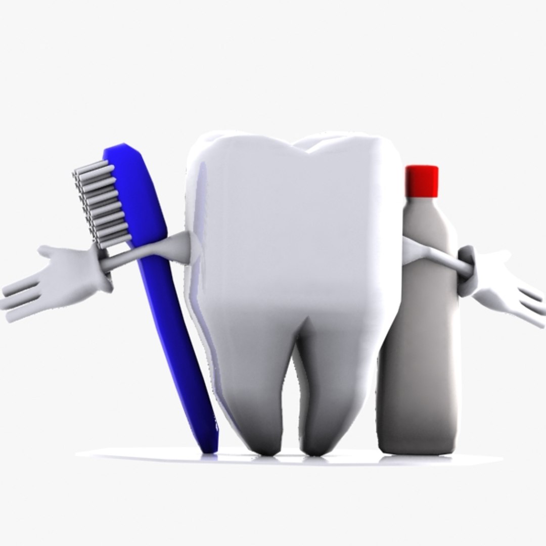 3d Tooth Character