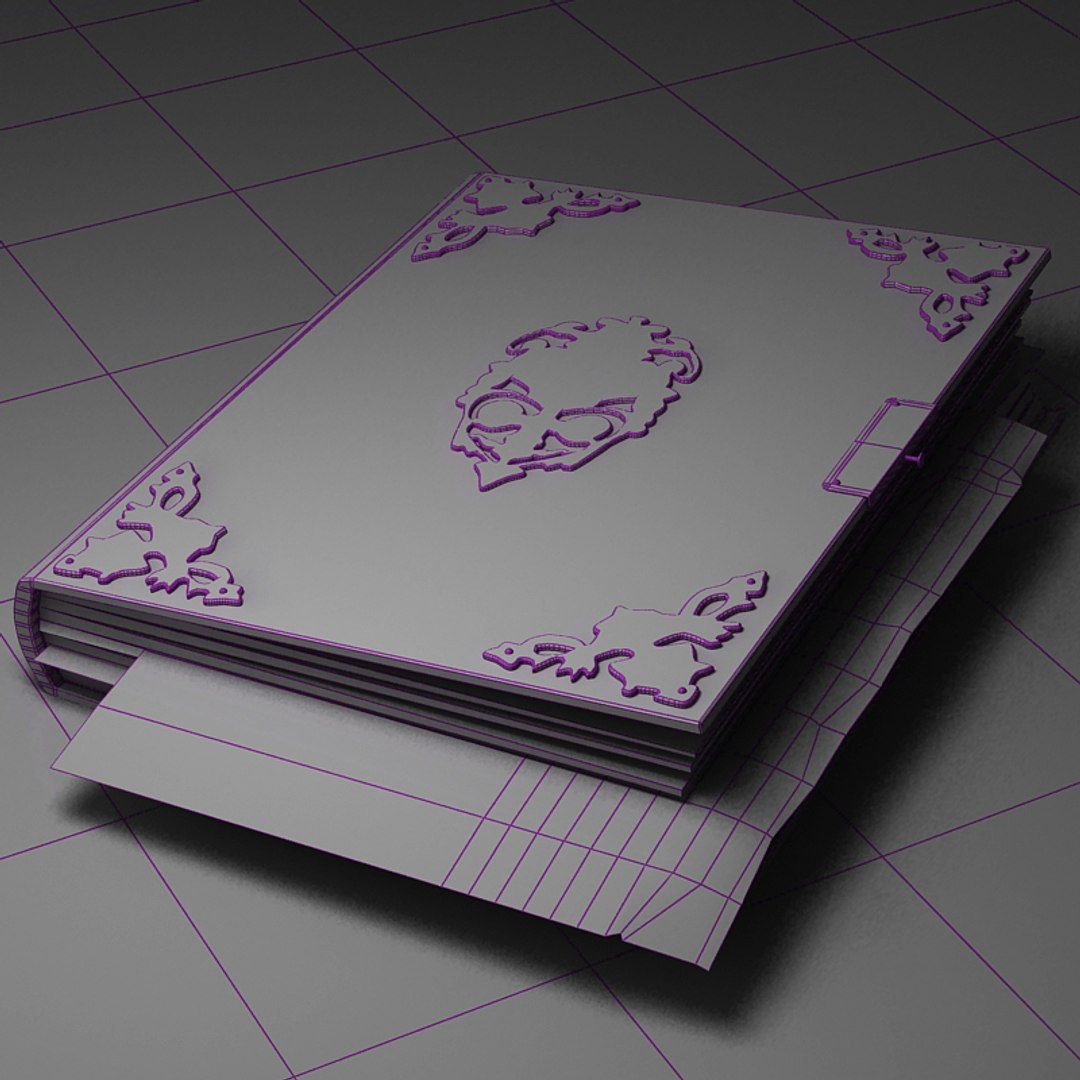 3d model old green book