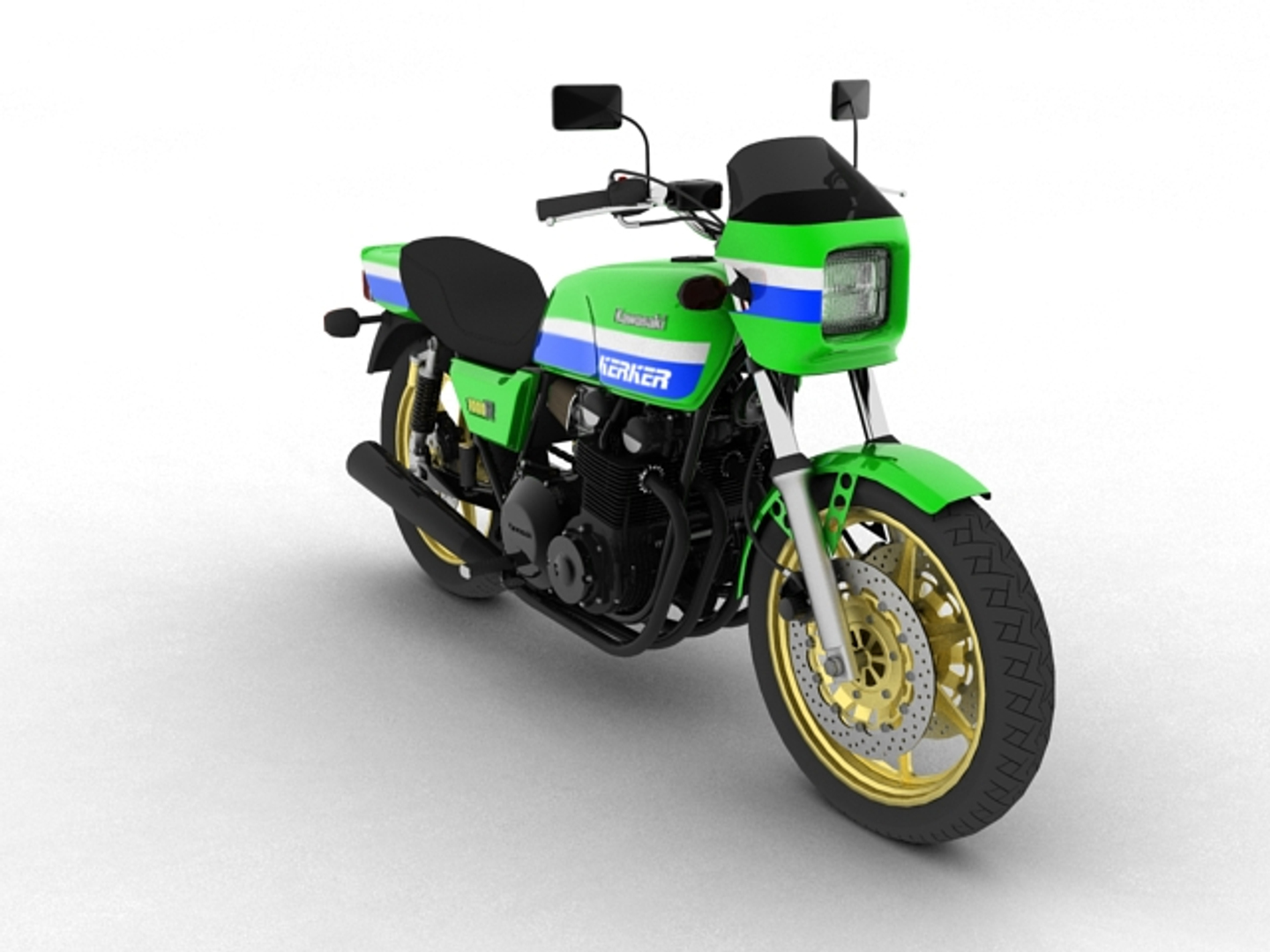Kawasaki Z1000r 1981 R 3ds