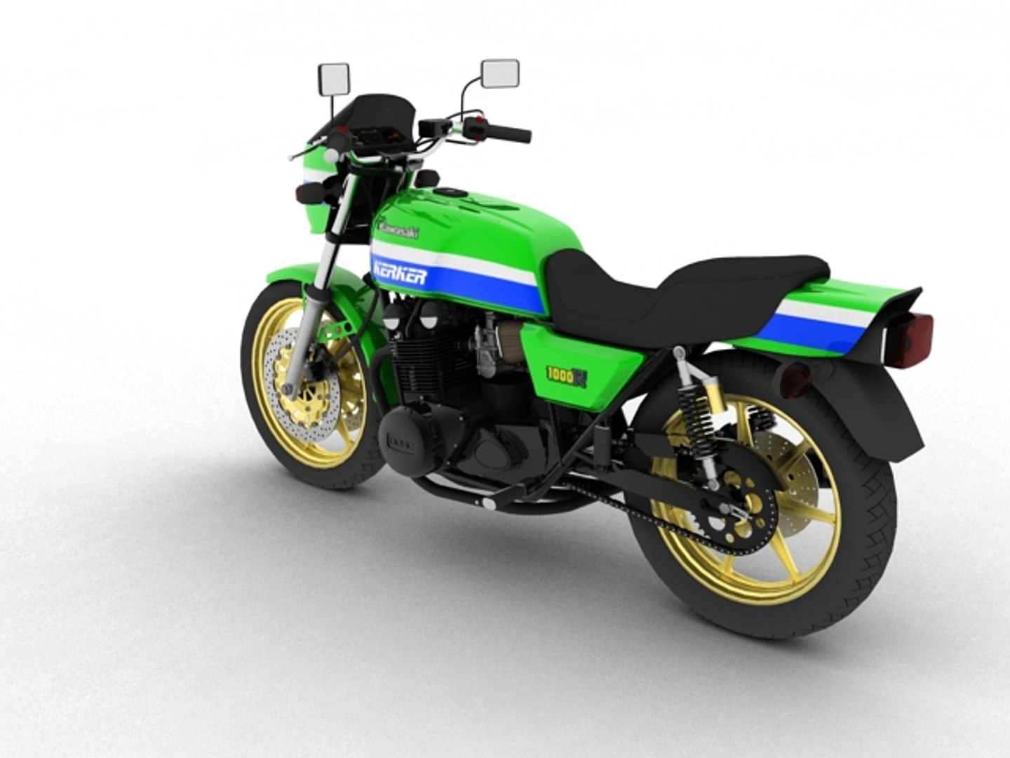 Kawasaki Z1000r 1981 R 3ds