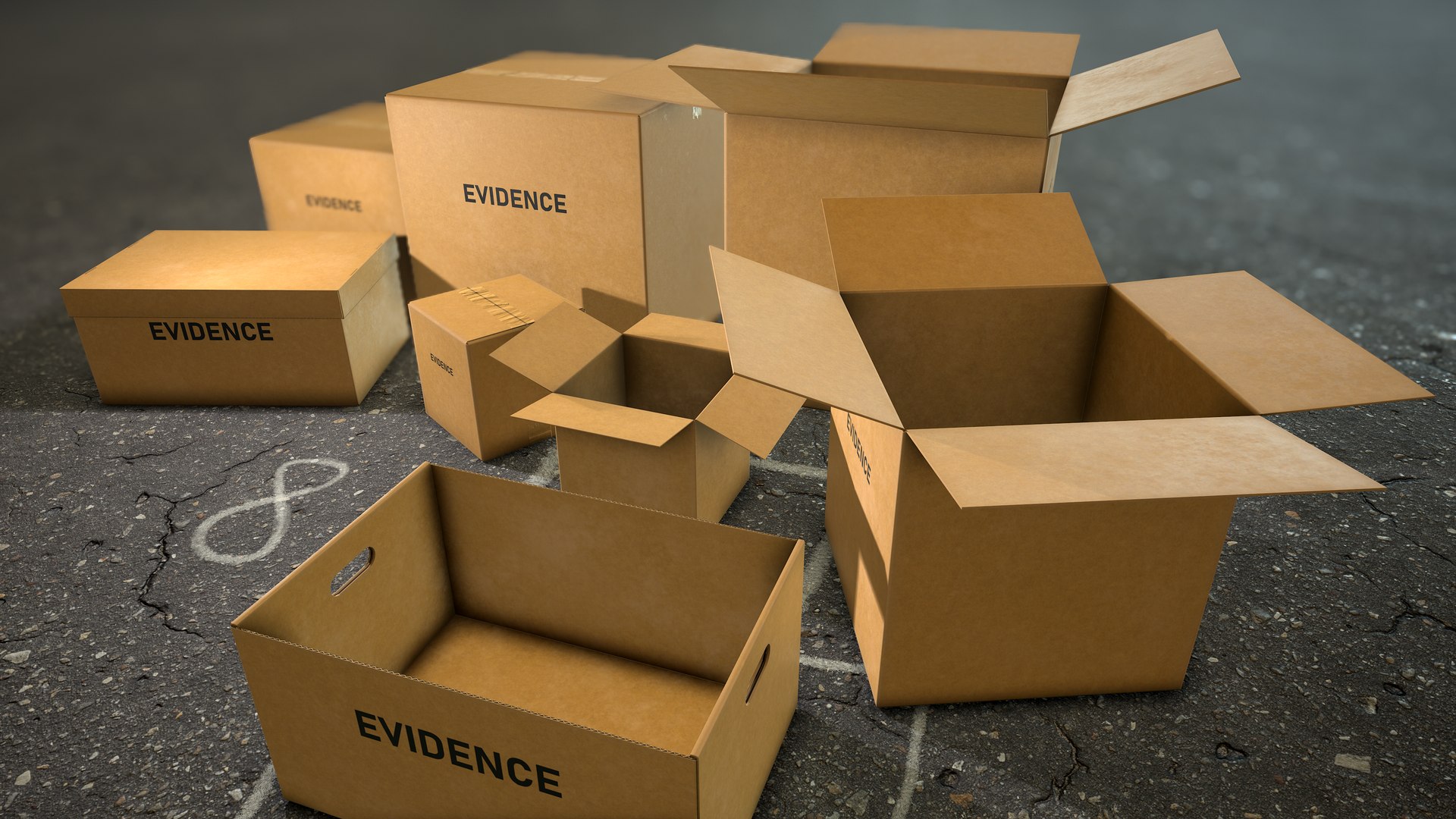 3D Evidence Packages Boxes - TurboSquid 1436720