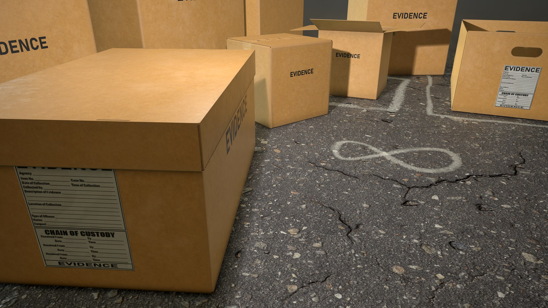 3D Evidence Packages Boxes - TurboSquid 1436720