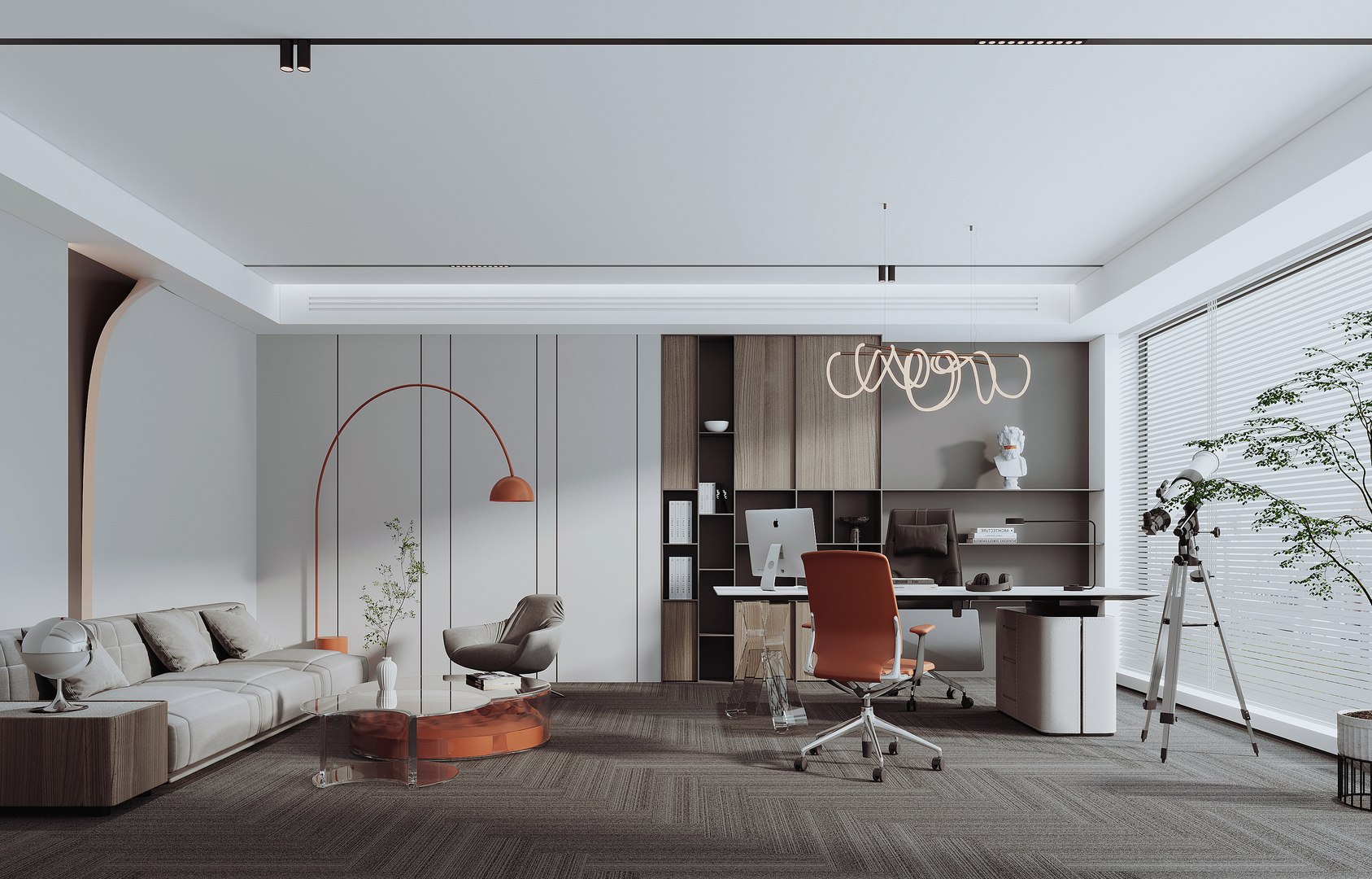 Manager Office Modern 3D model - TurboSquid 2128125