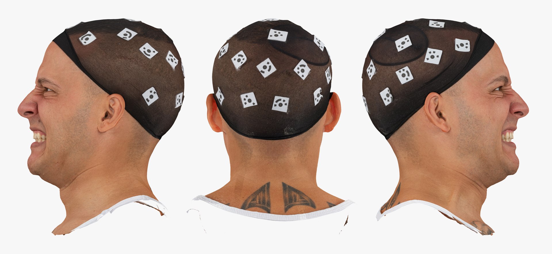 3D marcus human head anger - TurboSquid 1612927