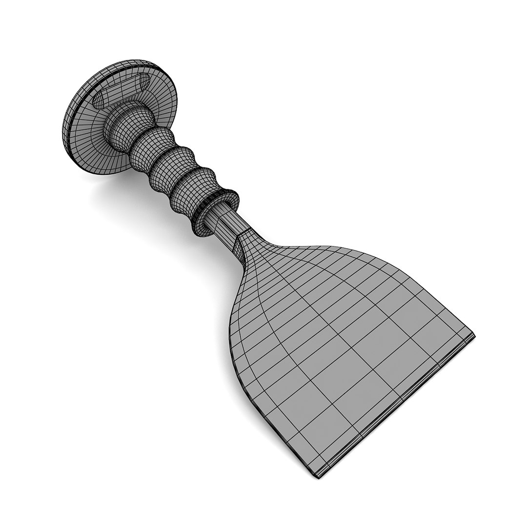 Bolster masonry chisel 02 3D model - TurboSquid 1269934