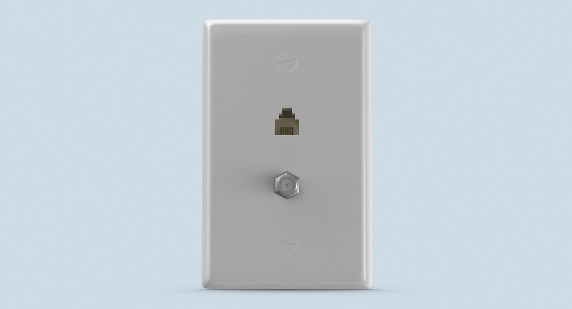 3D Ethernet-wall-socket - TurboSquid 1160438