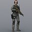 Combat Rifle 3d Model