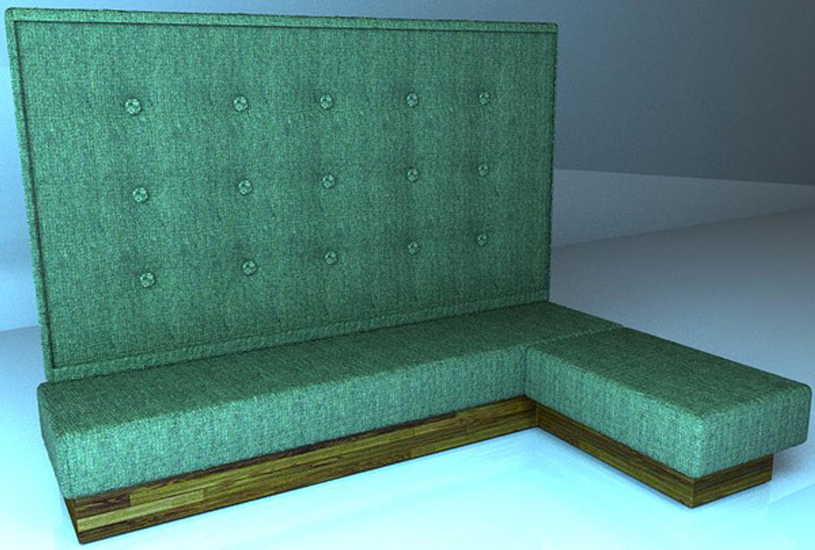 restaurant banquette 3d model