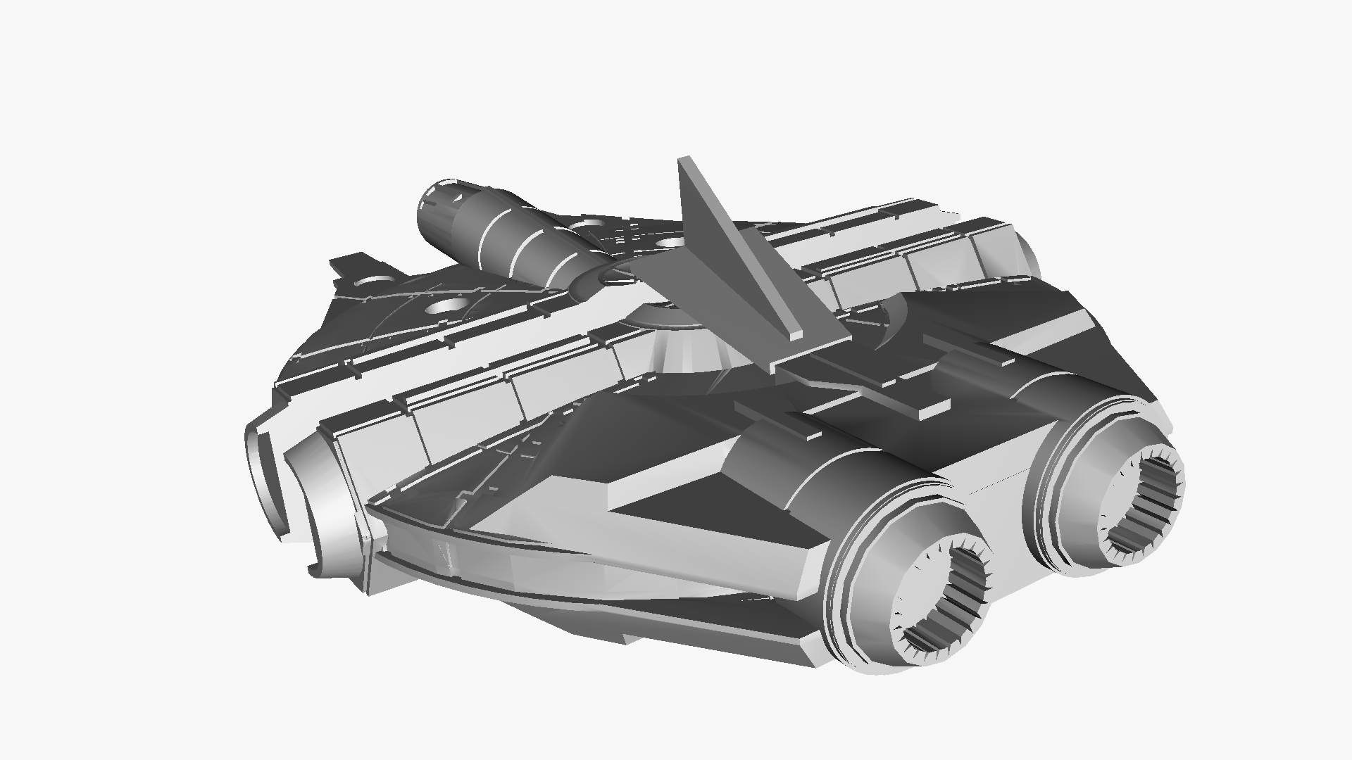 3d Model Printable Kit Yt1000 Corellian