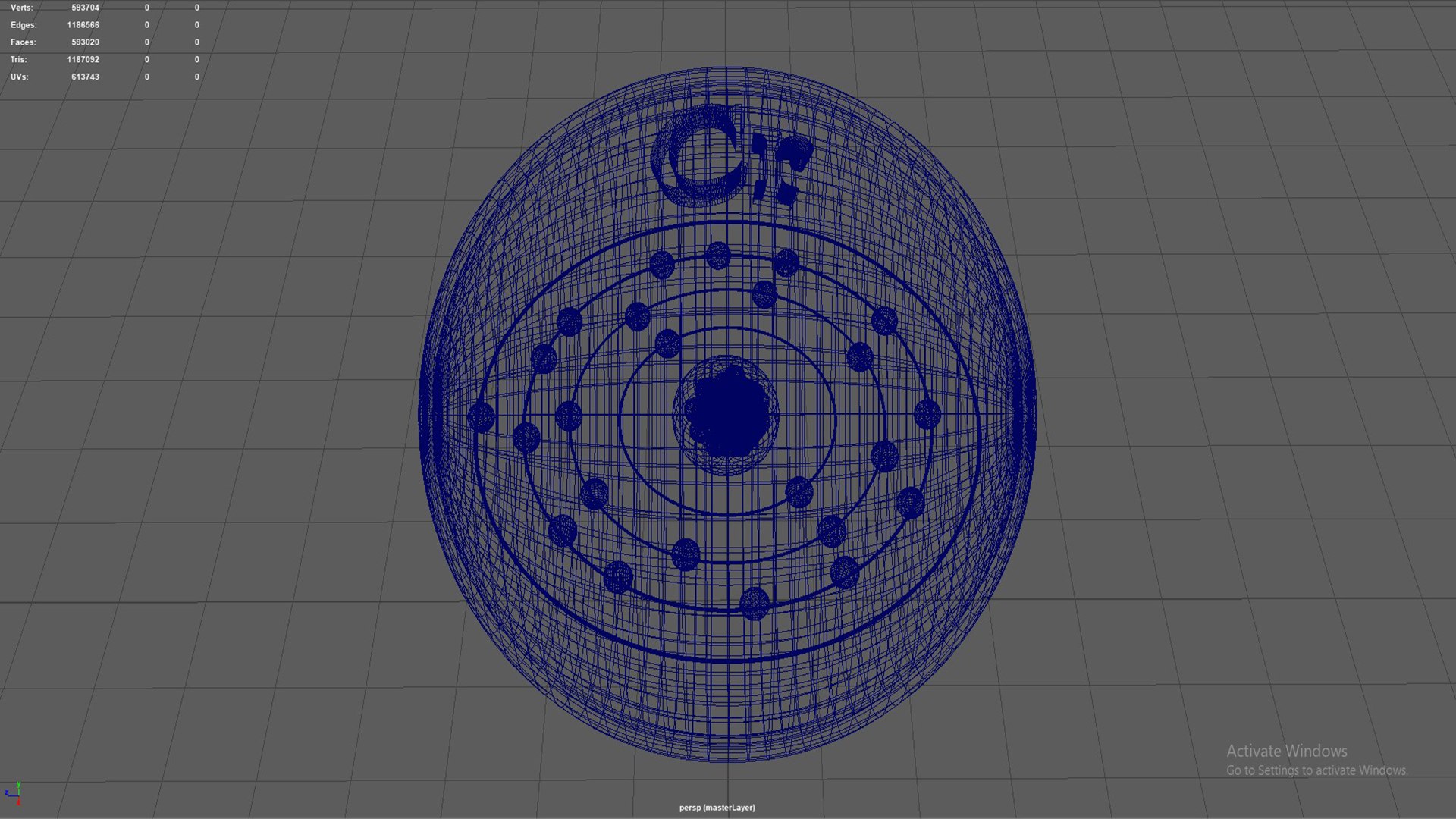 Chromium Chemical Element 3D - TurboSquid 2134059