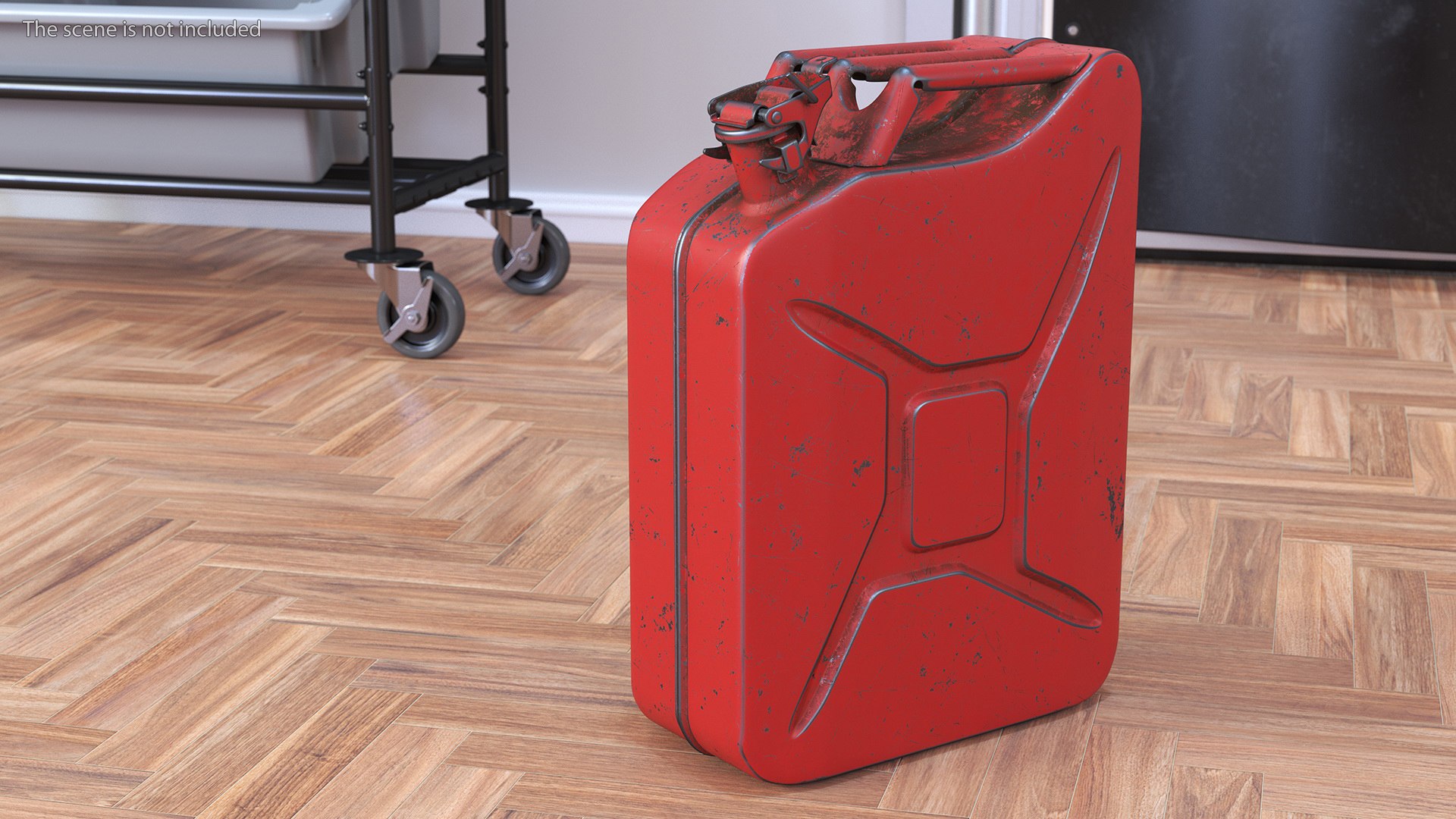 Used Steel Red Jerry Gas Can Model - TurboSquid 2111822