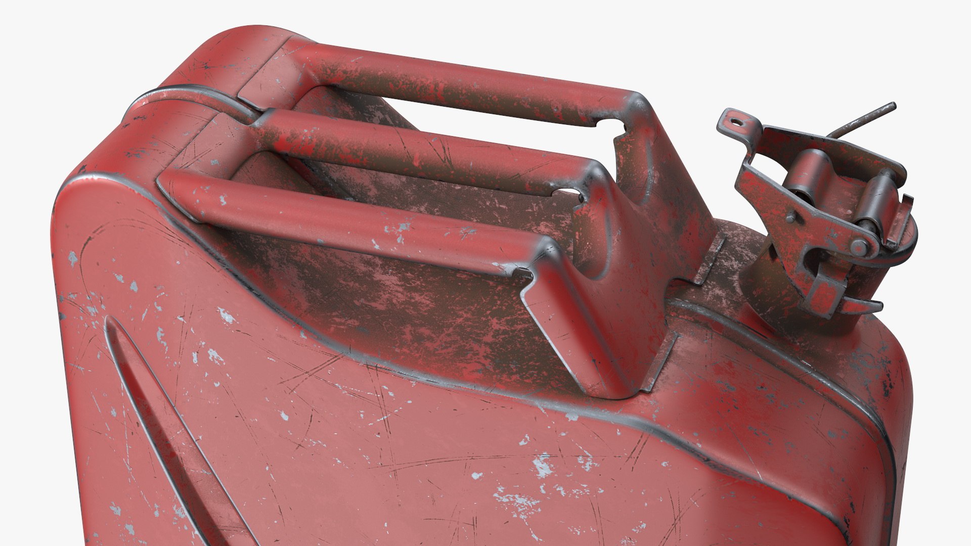 Used Steel Red Jerry Gas Can Model - TurboSquid 2111822